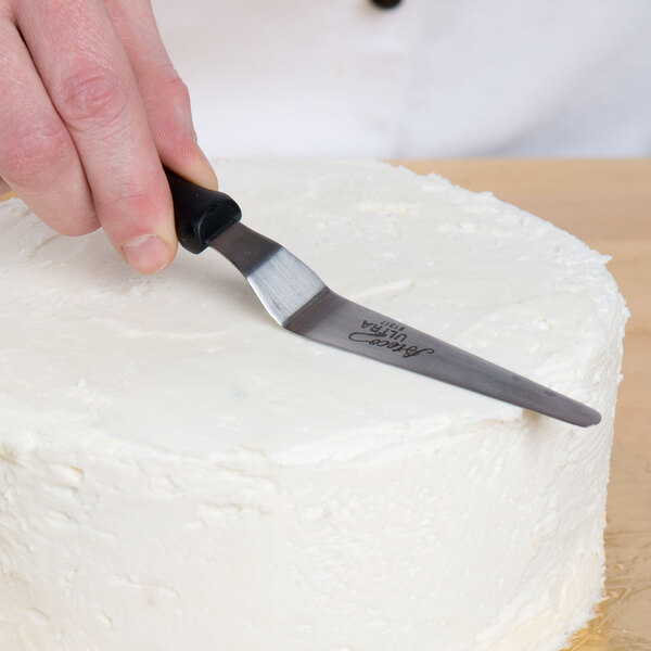 Ateco 1317 4 3/4" Blade Tapered Offset Baking / Icing Spatula with ...