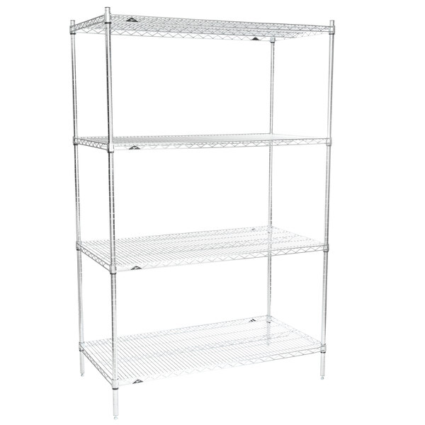 Metro EZ2448NC-4 Super Erecta Chrome Convenience Pak - 24" x 48"