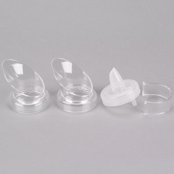 GET SDB-32-PC-SET Four-Pack 32 oz. Polycarbonate Salad Dressing / Juice ...