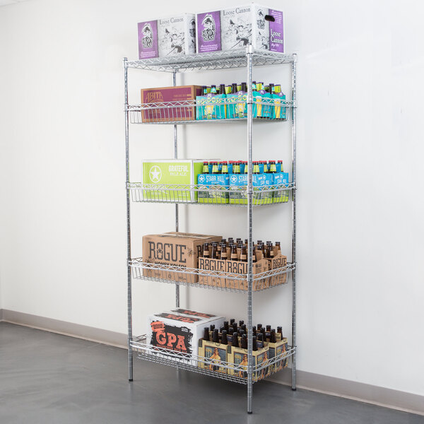 Regency NSF 96" Chrome Post