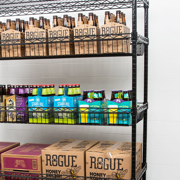 Regency NSF 54" Black Epoxy Post