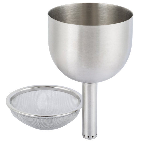 Franmara 9318 Stainless Steel Decanter Funnel Set with 3 1/2" Basin ...