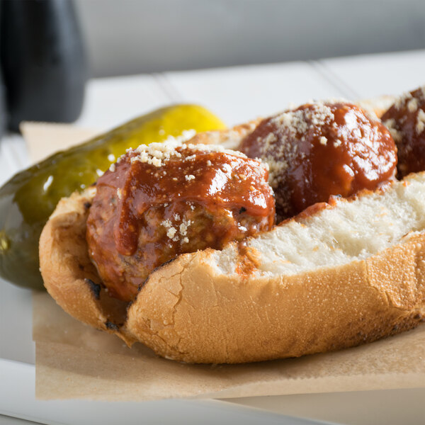 Fontanini Mamma Ranne 3 oz. Italian Style Beef / Pork Cooked Meatballs ...