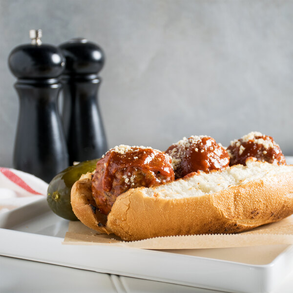 Fontanini Mamma Ranne 3 oz. Italian Style Beef / Pork Cooked Meatballs ...