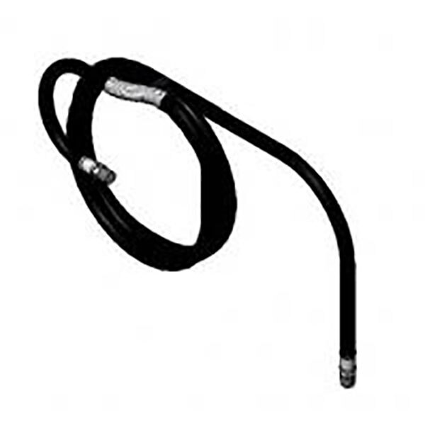 Equip by T&S 5HR-2HSE-25 25' Black Medium Pressure Hose with Bend ...