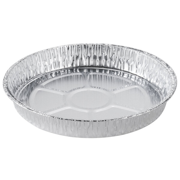 D&W Fine Pack C68 8" Shallow Foil Cake Pan - 50/Pack