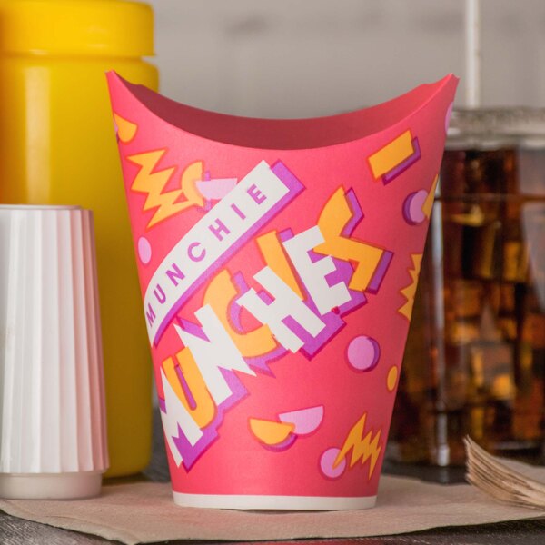 Solo GF35-00645 Eco-Forward Munchie Cup 3.5 oz. Grease-Resistant Paper ...