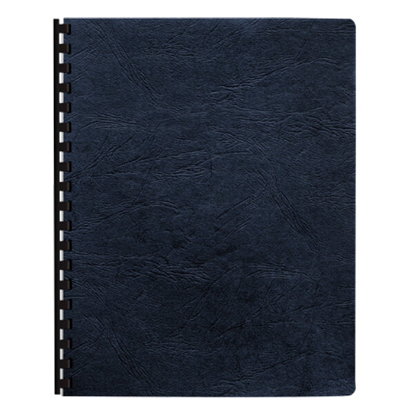 Fellowes 52145 8 3/4" x 11 1/4" Navy Executive Presentation Binding ...