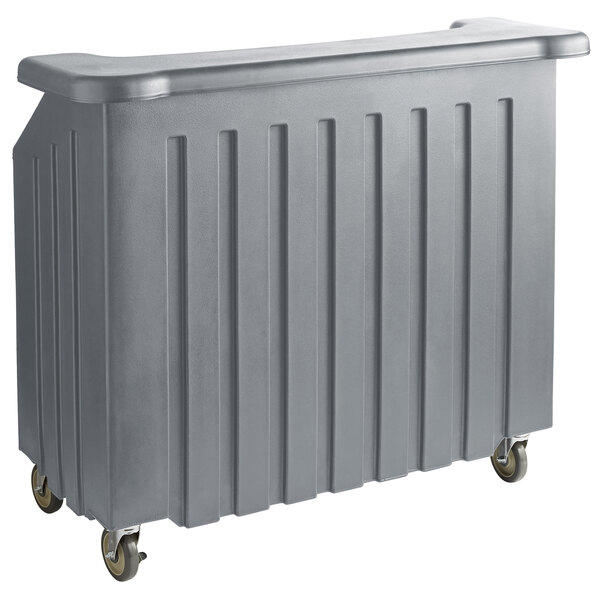 Cambro BAR540191 Cambar® Granite Gray 54" Portable Bar with 5-Bottle ...