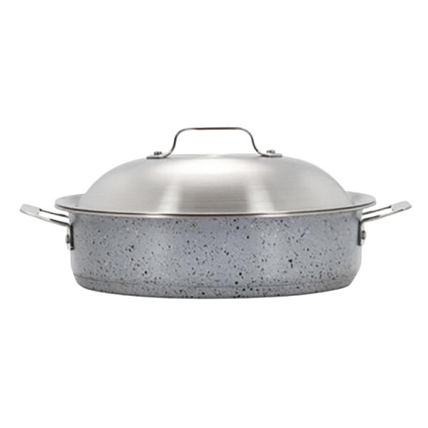 Bon Chef 60001STARLIGHT Cucina 4 Qt. Starlight Stainless Steel Round ...