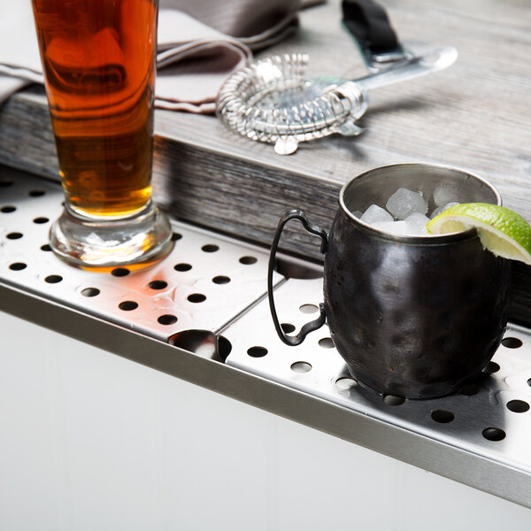 Stainless Steel Bar Drink Rail (48" - Underbar Mount)