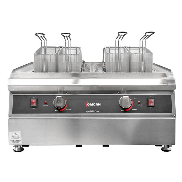 Countertop Electric Pasta Cooker - Double Tank, 240V, 7200W