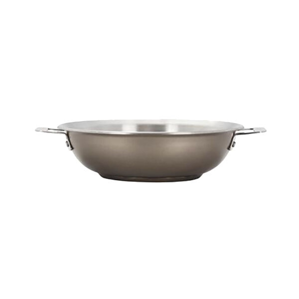 Bon Chef 60014TAUPE Cucina 10" Taupe Stainless Steel Stir Fry Pan