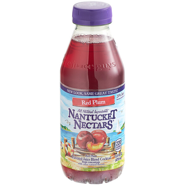 Nantucket Nectars Red Plum Juice - 12 Bottles / Case