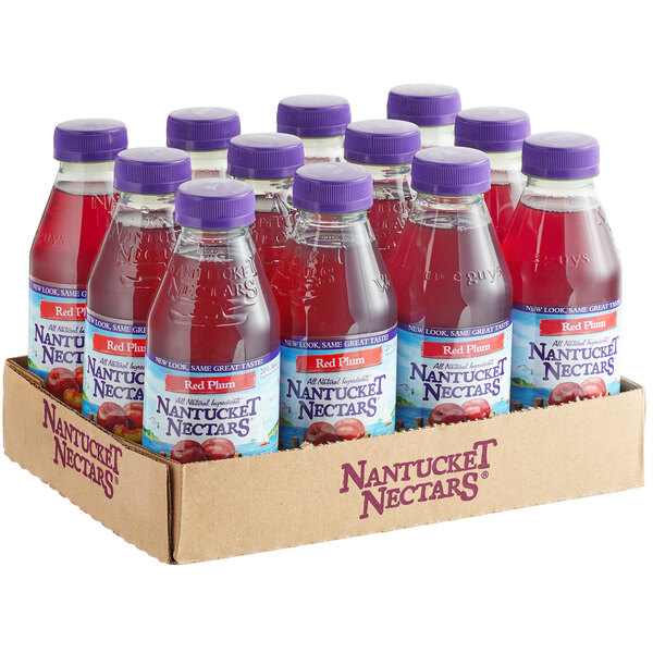 Nantucket Nectars Red Plum Juice - 12 Bottles / Case