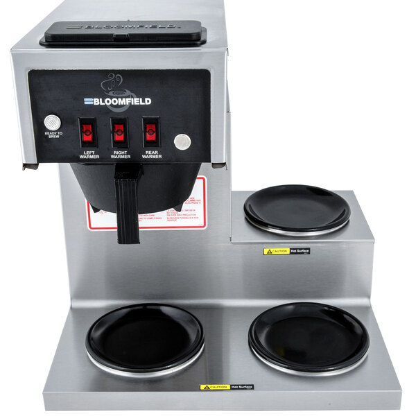 Bloomfield 8571-D3 Koffee King 3 Warmer Right Stepped Pourover Coffee ...