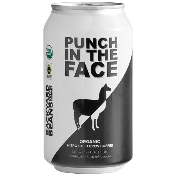 Backyard Beans 12 fl. oz. Organic Nitro Punch in the Face Cold Brew ...