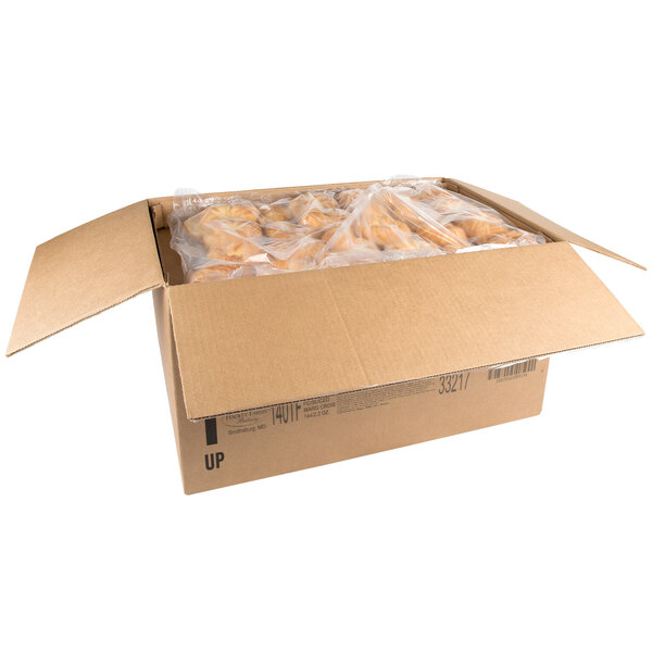 Hadley Farms 4" Round Croissant Sandwich Buns (144/Case)