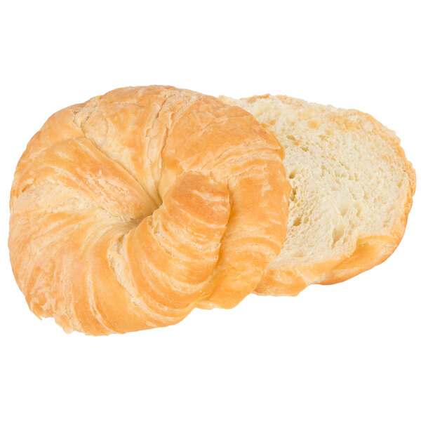 Hadley Farms 4" Round Croissant Sandwich Buns (144/Case)