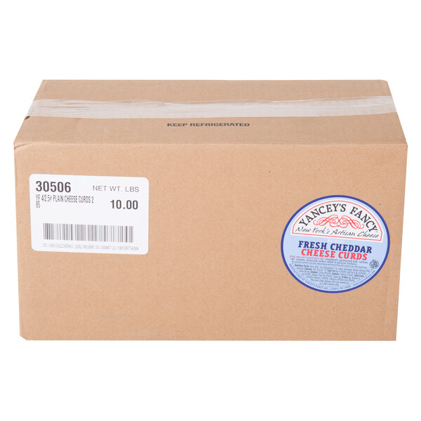 Yancey's Fancy 2.5 lb. Bag Fresh Cheese Curds - 4/Case