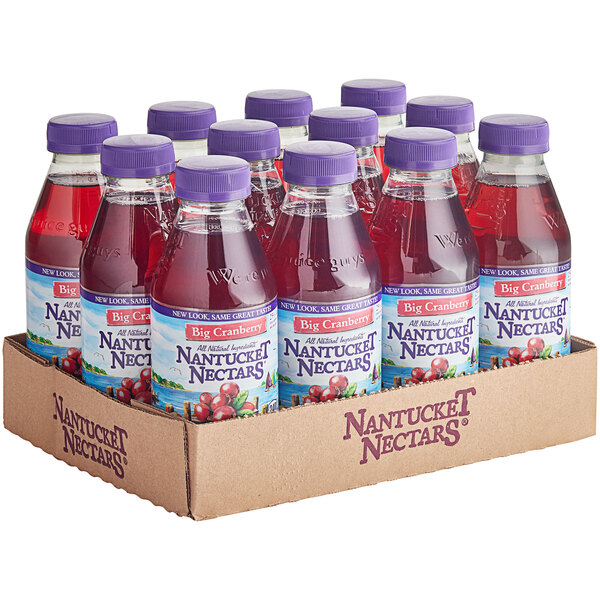 Nantucket Nectars 16 fl. oz. Big Cranberry Cocktail Juice Cocktail - 12 ...