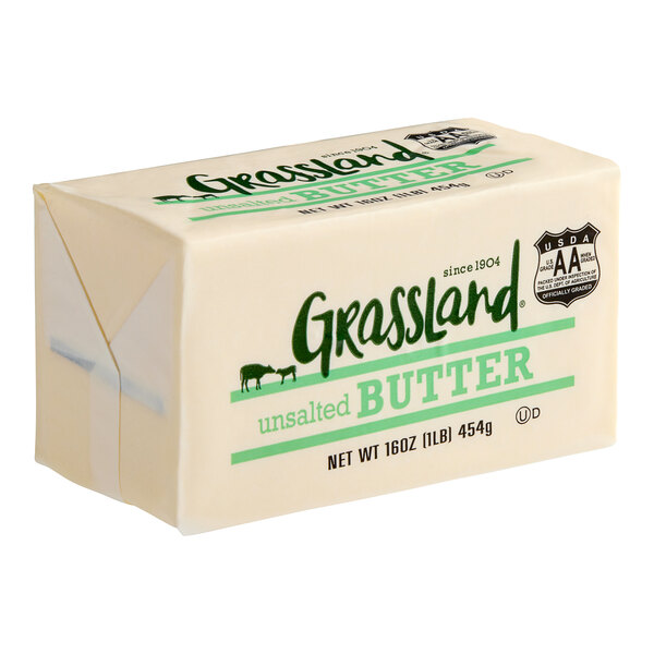 Unsalted Grade AA Butter Solid - 1 lb. Sticks (36/Case)