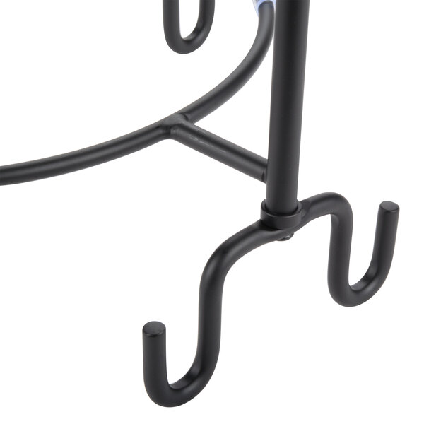 Tablecraft BKP4 4 Tier Metal Display Stand Black