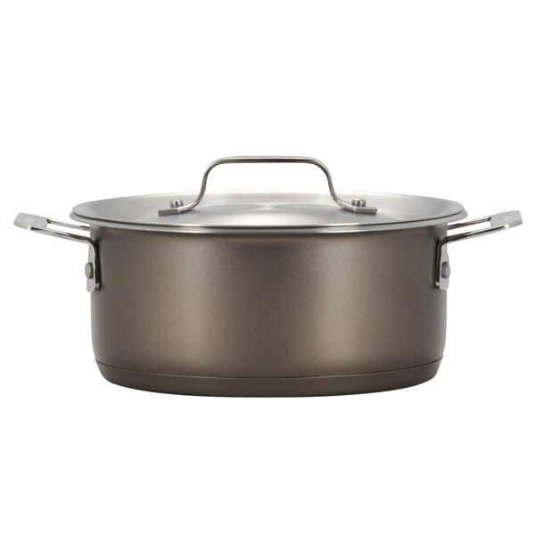 Bon Chef 60025TAUPE Cucina 1.25 Qt. Taupe Stainless Steel Induction Pot ...