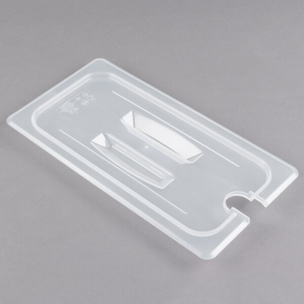 Cambro 30PPCHN190 1/3 Size Translucent Polypropylene Handled Lid with ...