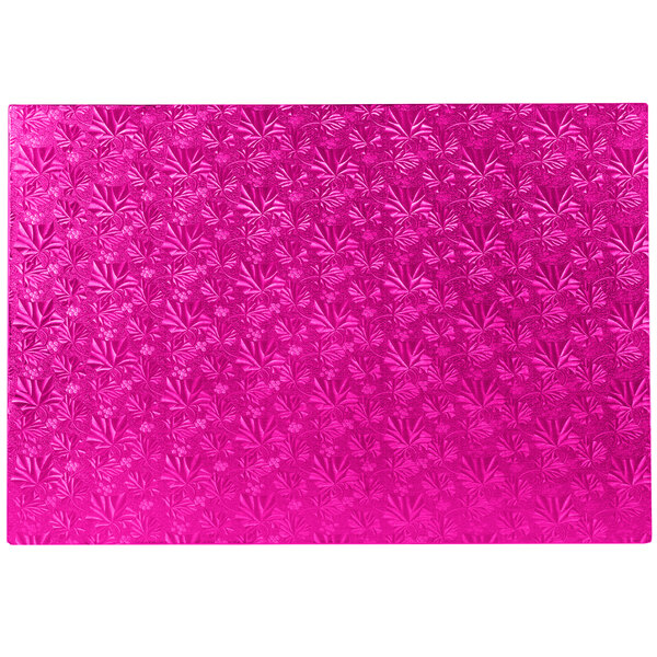 Enjay 1/2-17122512PINK12 25 1/2" x 17 1/2" Fold-Under 1/2" Thick Full ...