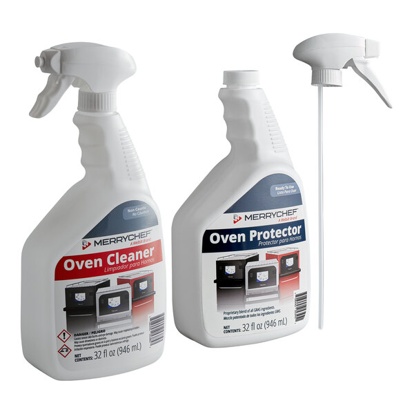 Merrychef 12-Pack Oven Cleaner and Oven Protector Set