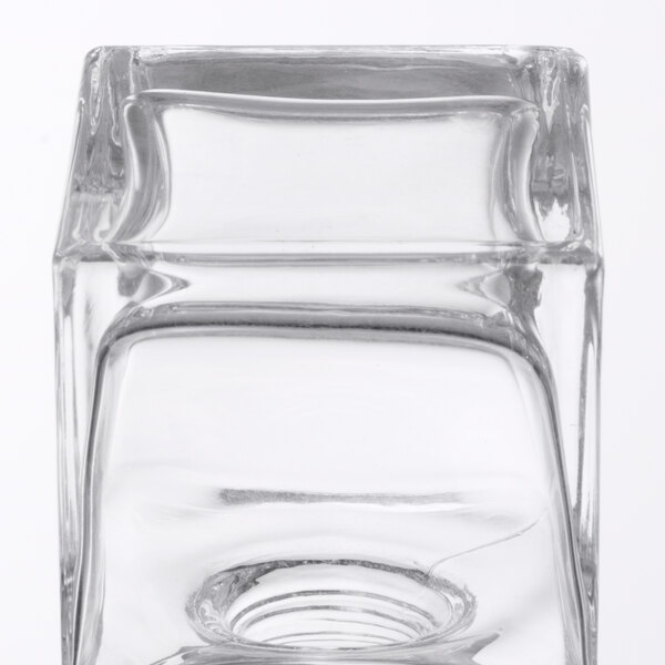 American Metalcraft GSPS Vintage Collection 2 oz. Smooth Square Glass ...