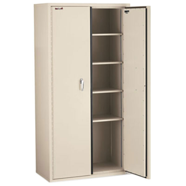 FireKing CF7236D 36" x 19 1/4" x 72" Parchment UL Class 350 Storage Cabinet