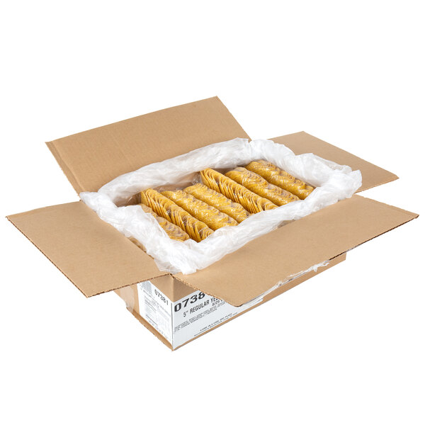 Mission 5" Regular Yellow Corn Hard Taco Shell - 200/Case