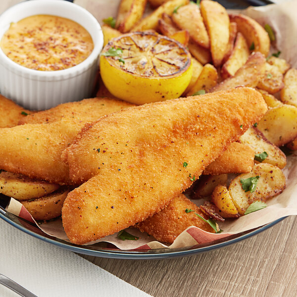 Colony Lane 4 oz. Golden-Fried Precooked Breaded Wild Caught Flounder ...