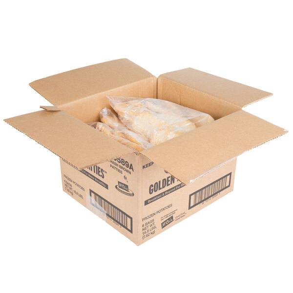 Ore-Ida Hash Brown Patties - 2.8 lb. Bag | 6/Case