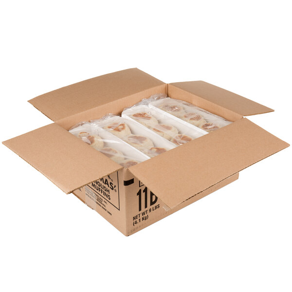 Thomas' Fork Split English Muffins 1 Dozen - 6/Case