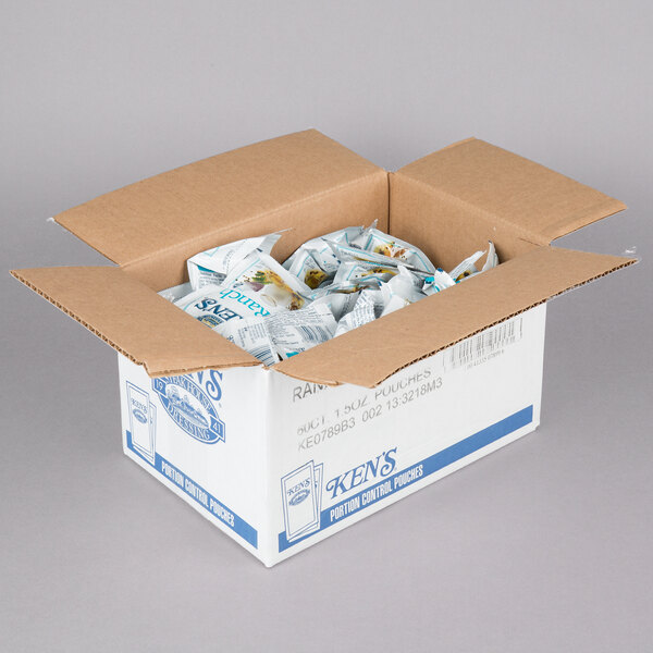 Ken's Foods 1.5 oz. Ranch Dressing Packet - 60/Case