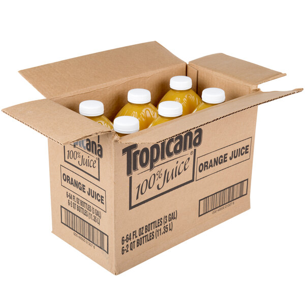 Tropicana® 64 fl. oz. Orange Juice - 6/Case