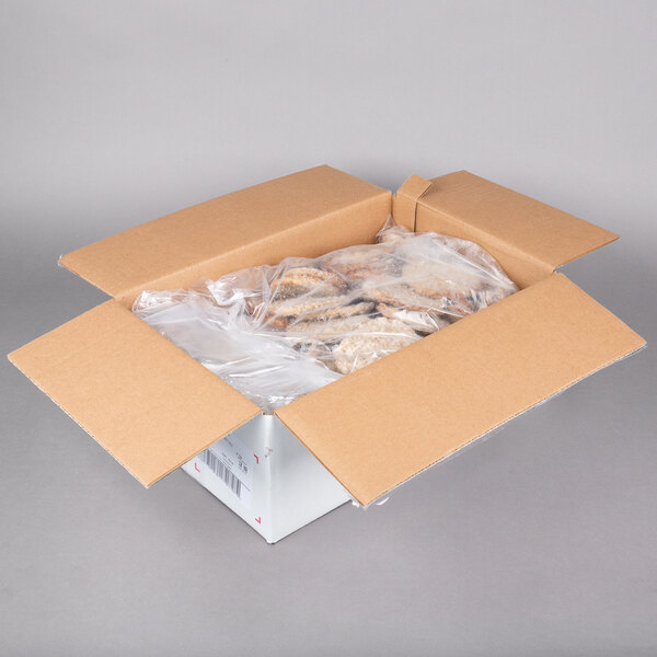 Hatfield Chef Signature 1.5 oz. Fully Cooked Pork Sausage Patty - 10 lb.