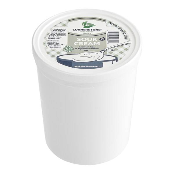 Bulk Tub of Sour Cream - 5lb. Tubs (4/Case)
