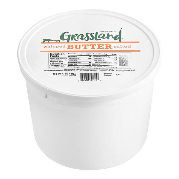 Grassland 5 lb. Whipped Butter (2/Case)