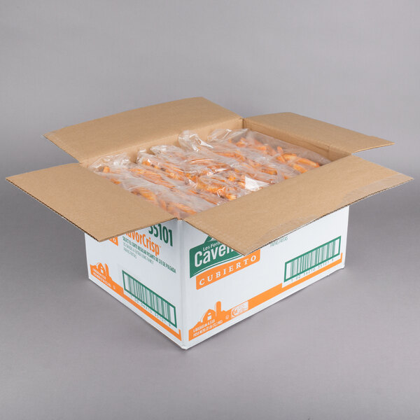 Cavendish Farms Flavor Crisp 3/8" Spicy Straight Cut French Fries 4.5 ...