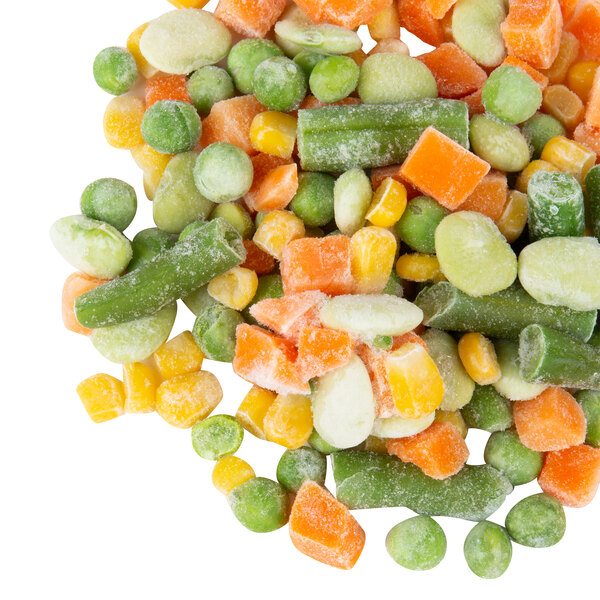 2.5 lb. Bag IQF 5 Way Mixed Vegetable Blend - 12/Case