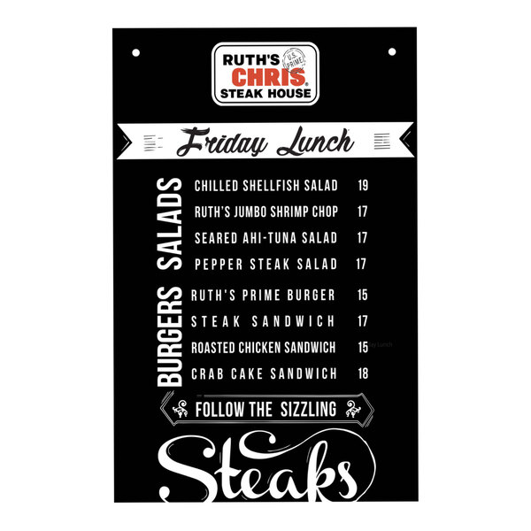 H. Risch, Inc. 18" x 28" Street Talker Customizable Printed Chalk Maker ...