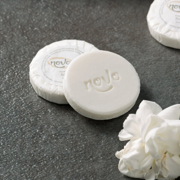 Novo Essentials 0.42 oz. Hotel and Motel Wrapped Round Bath Soap - 1000 ...