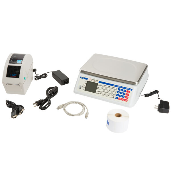 Cardinal Detecto D15 15 lb. Digital Price Computing Scale with Thermal ...