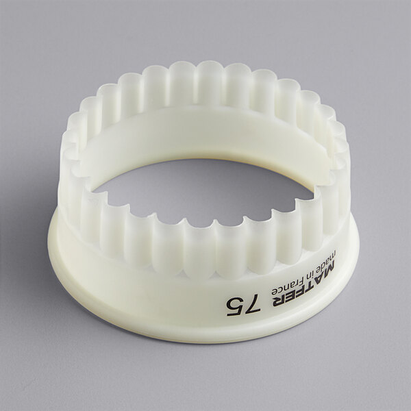 Matfer Bourgeat 150102 7-Piece Exoglass Round Non-Stick Fluted Pastry ...