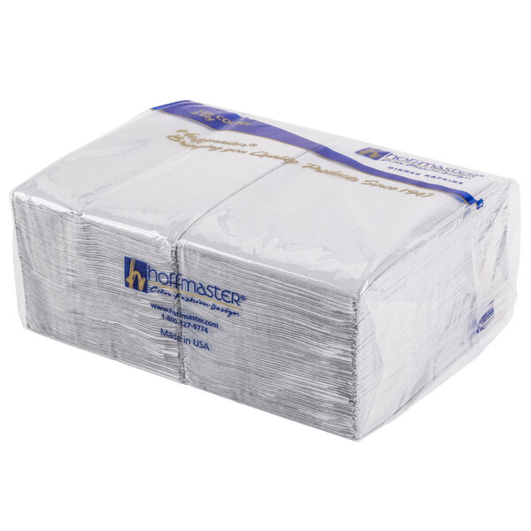 Dove Gray Paper Dinner Napkins, 2-Ply, 15" x 17" - Hoffmaster 180518 ...