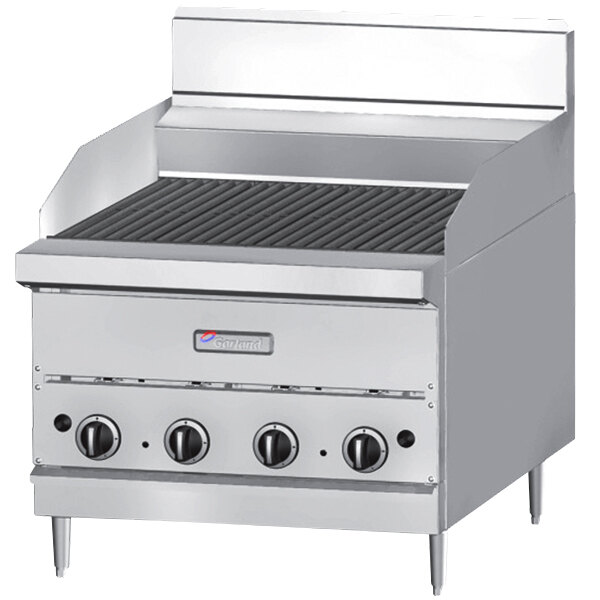 Garland G48-BRL Natural Gas 48" Ceramic Briquette Charbroiler - 120,000 BTU